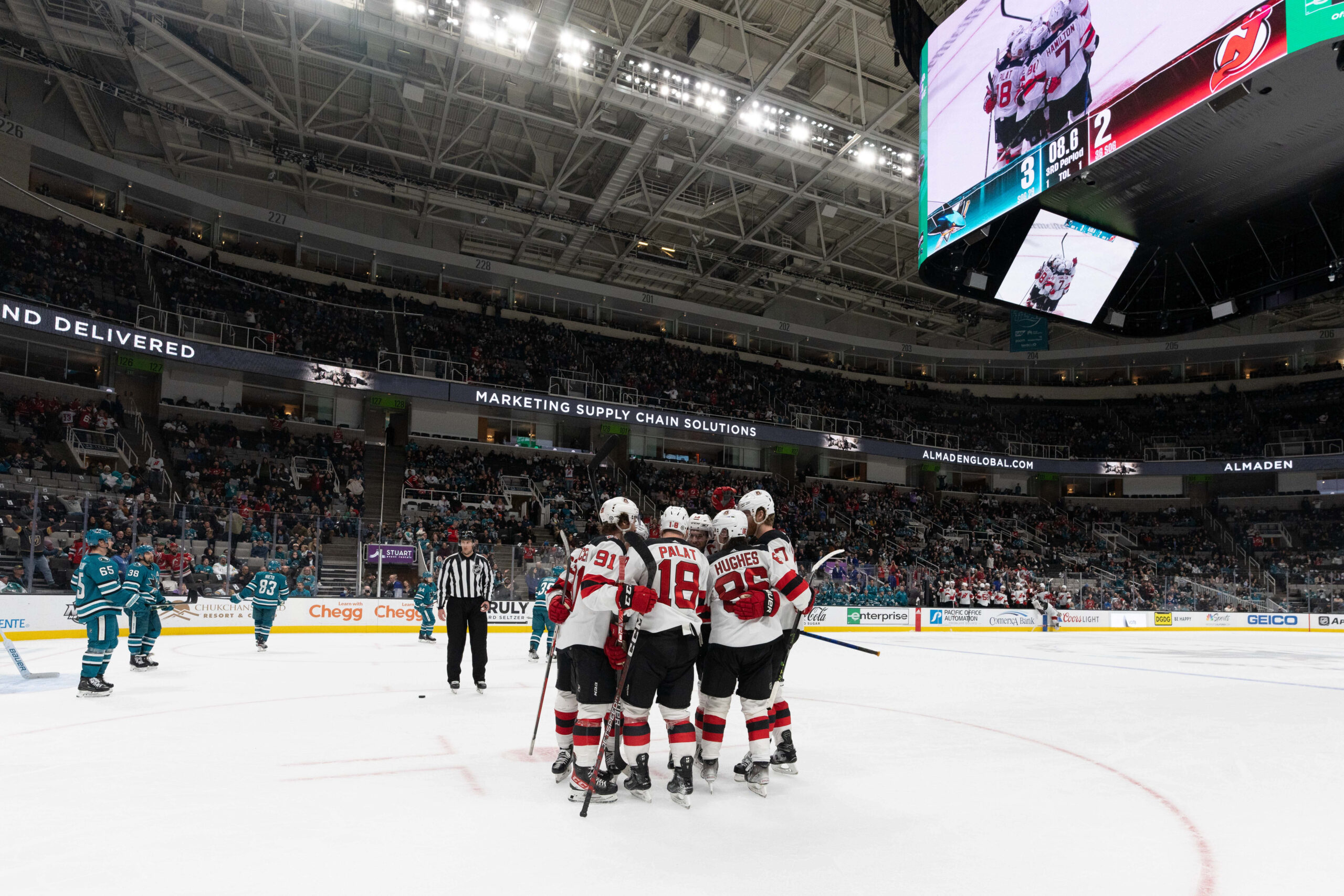 Devils Welcome In Lowly Sharks To Newark