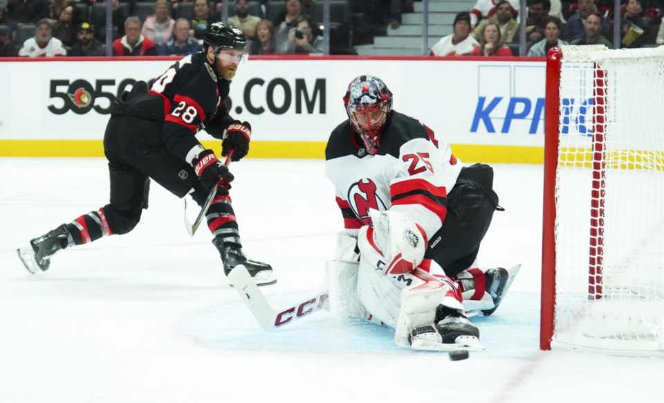 Devils First Team To Five Wins By Defeating Senators